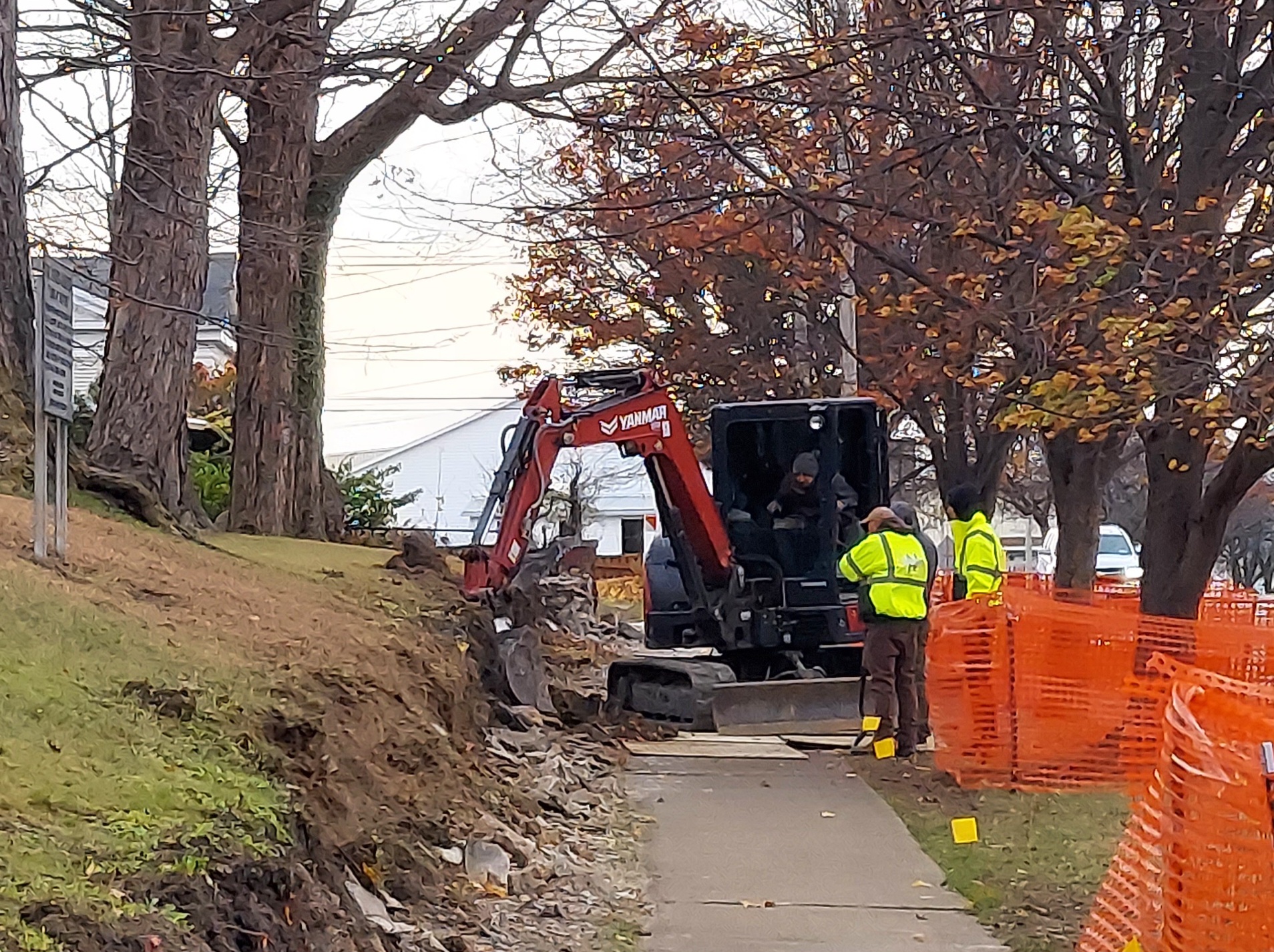 Workers start Pioneer Cemetery wall project | News, Sports, Jobs ...